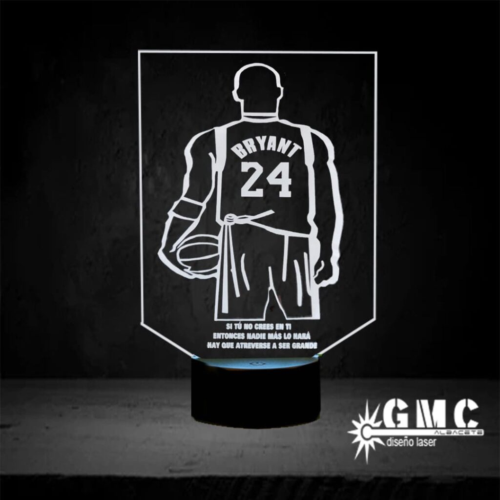 Lampara led Kobe Bryant - GMC Diseño Laser
