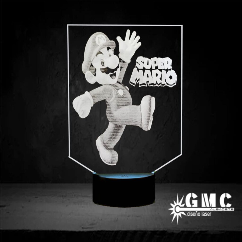 Lampara led Mario Bros - GMC Diseño Laser
